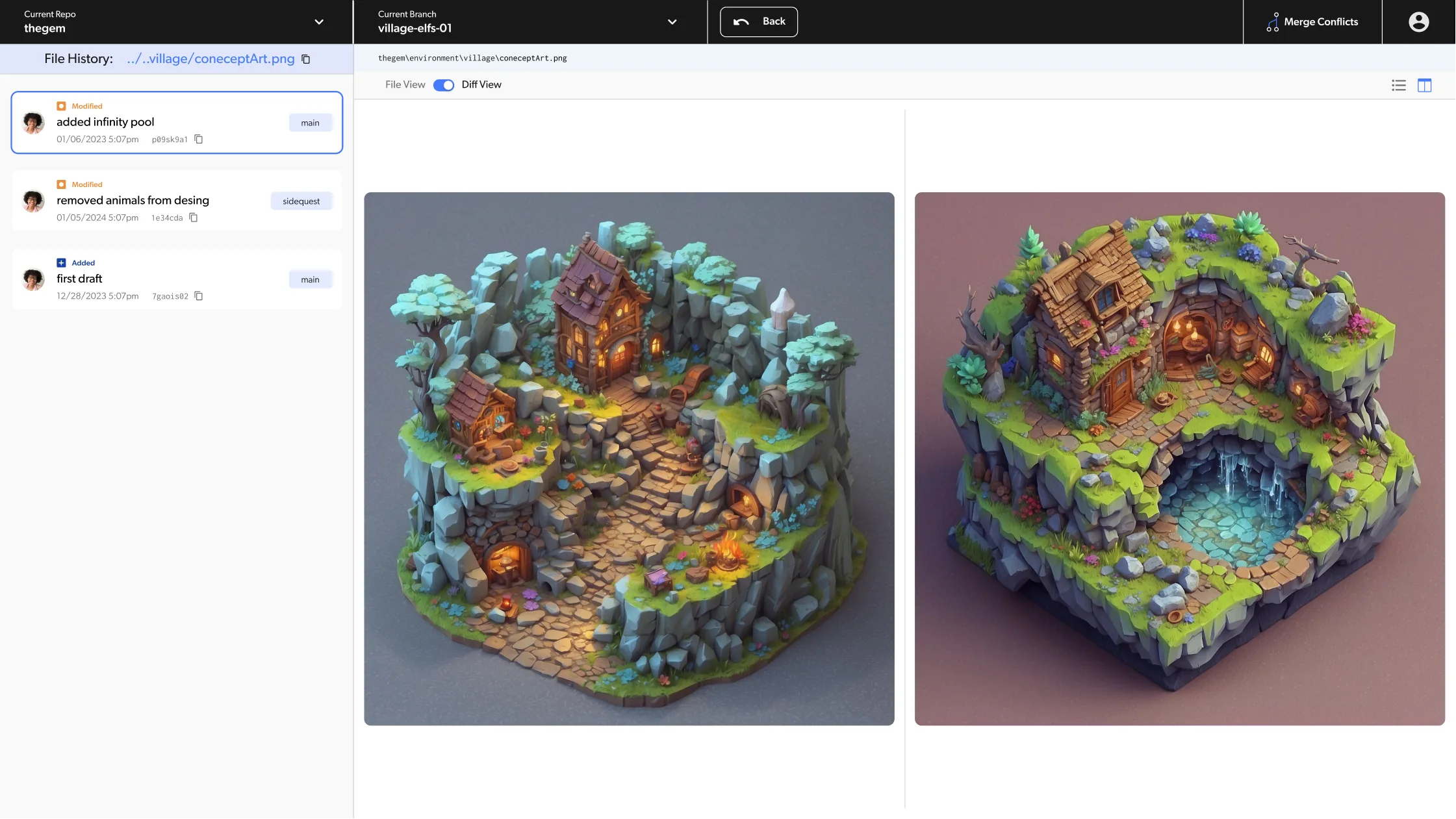 Diversion | Version Control for Game Development